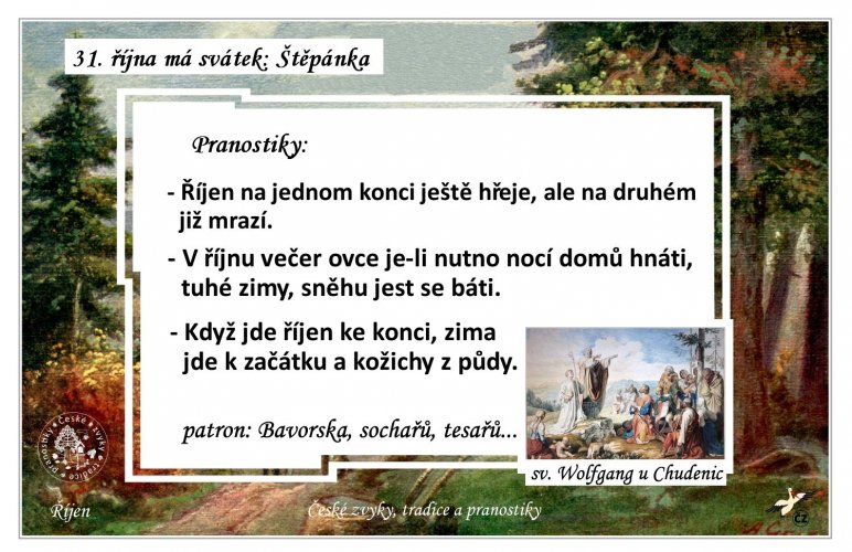 Pranostiky na den 31. 10. | České zvyky, tradice a pranostiky