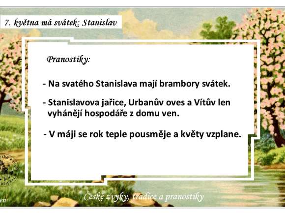 Pranostiky / Pranostiky květen | České zvyky, tradice a pranostiky