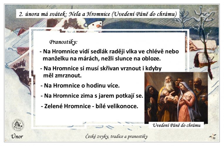Pranostiky na den 2. 2. | České zvyky, tradice a pranostiky